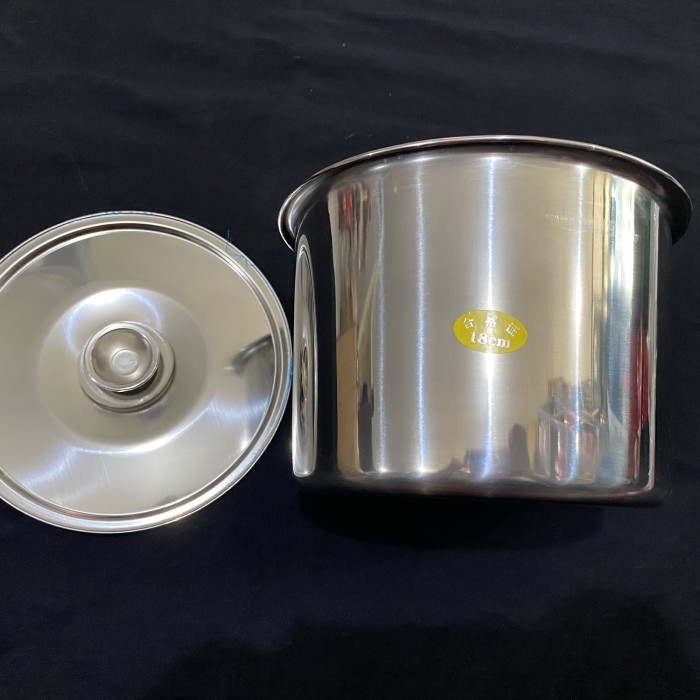 Jual Food pan bulat 16cm 18cm 20cm 22cm insert gastronom chafing ...