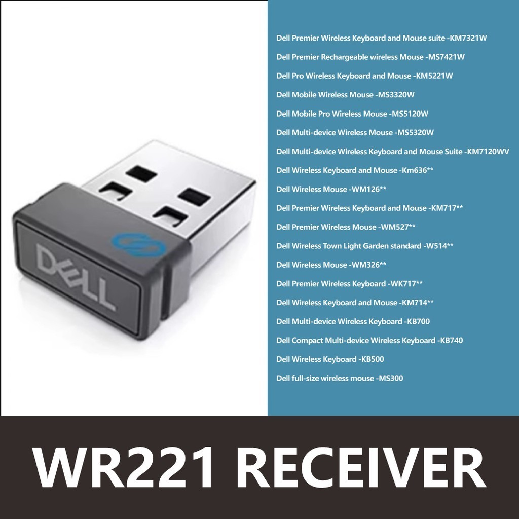 Jual Dell Alienware Universal Wireless Receiver WR221 AW610M MS5320W ...