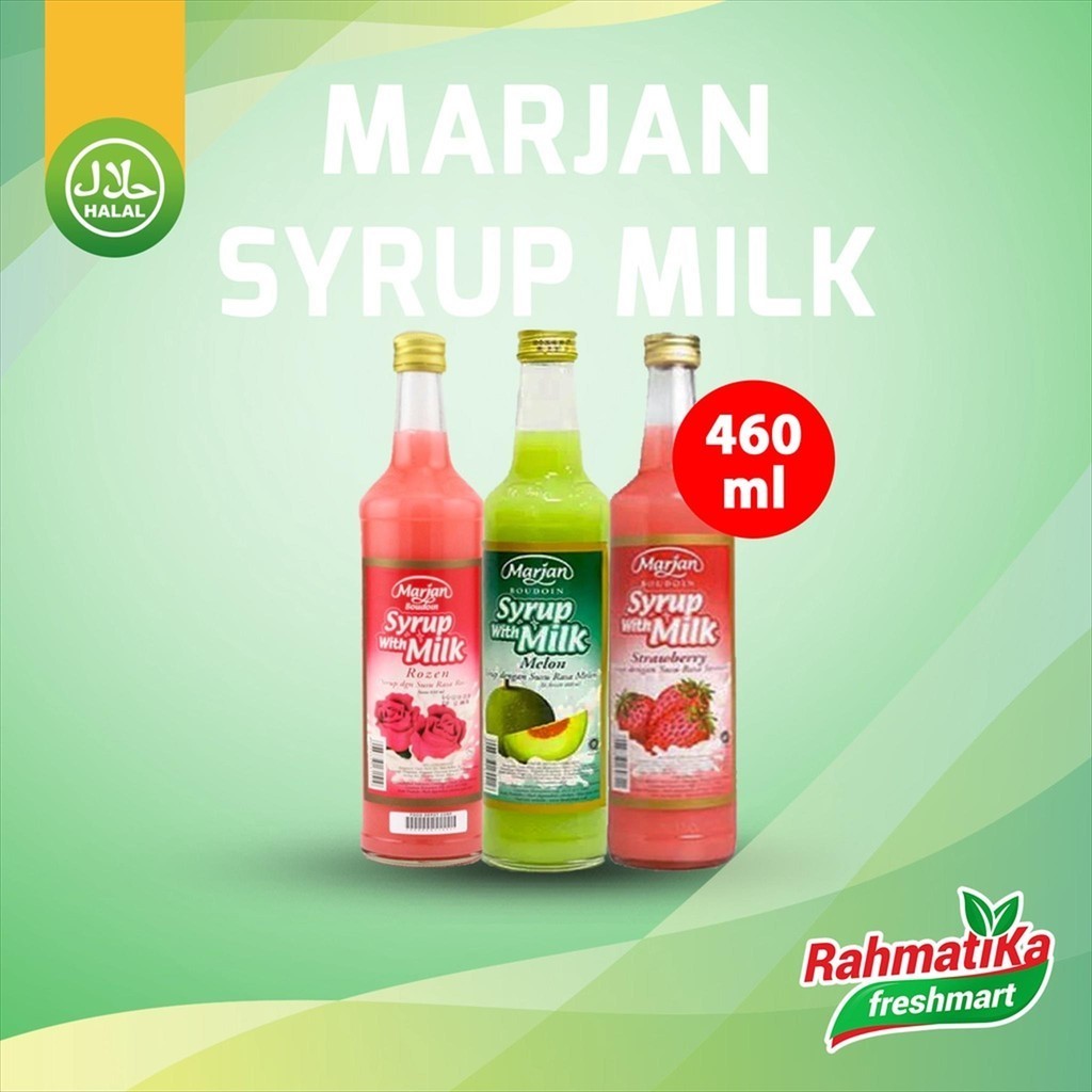 Jual Marjan Boudoin Syrup With Milk / Sirup Dengan Susu 460 ml (Btl ...