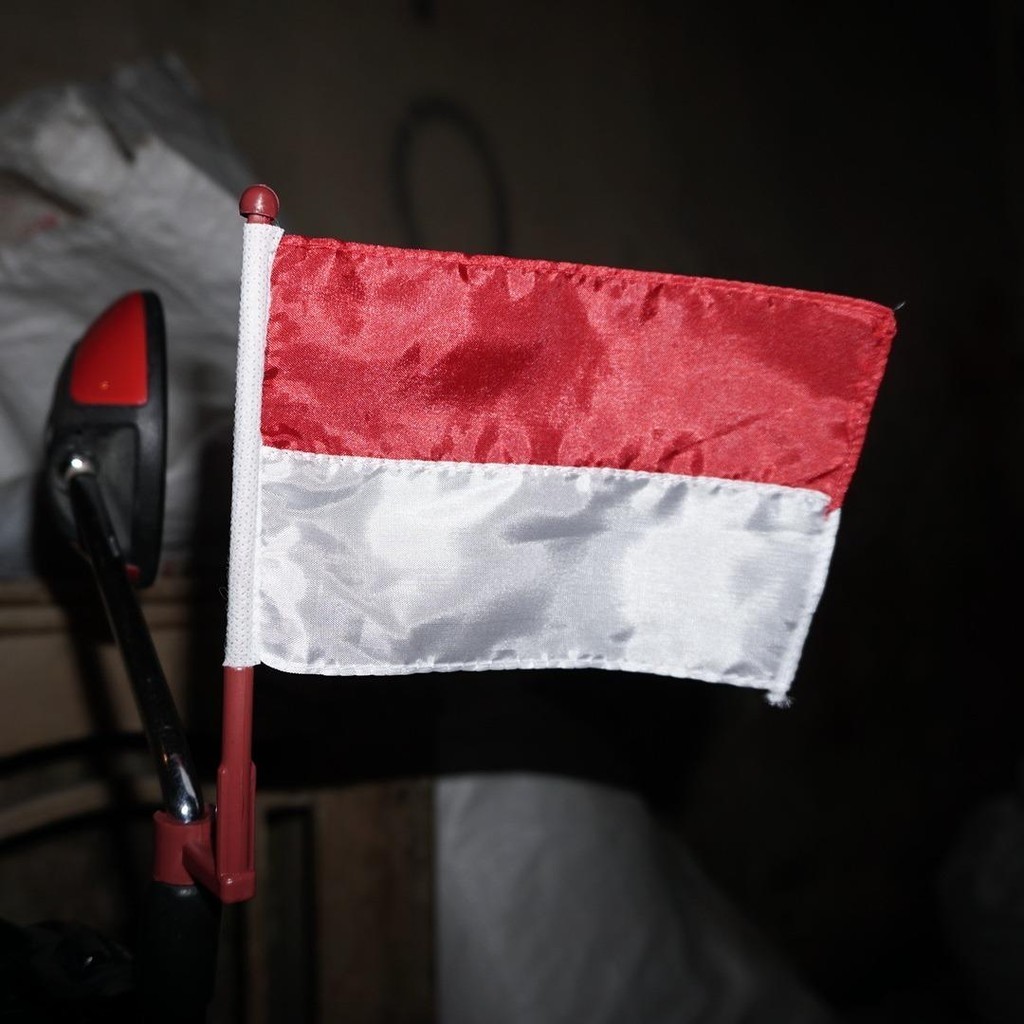 Jual Bendera Motor Merah putih motorcycle | Shopee Indonesia