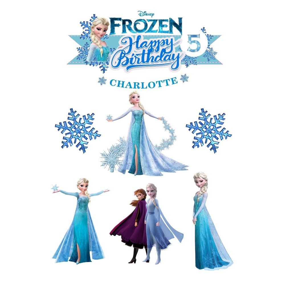 Jual Cake Topper Frozen Elsa / Topper kue Frozen Elsa / Elsa Frozen ...