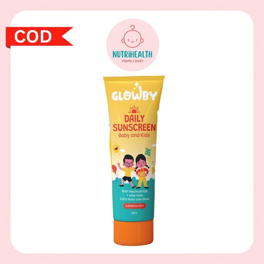 Jual Glowby Daily Sunscreen Wajah dan Badan spf 50 untuk Bayi dan Anak ...