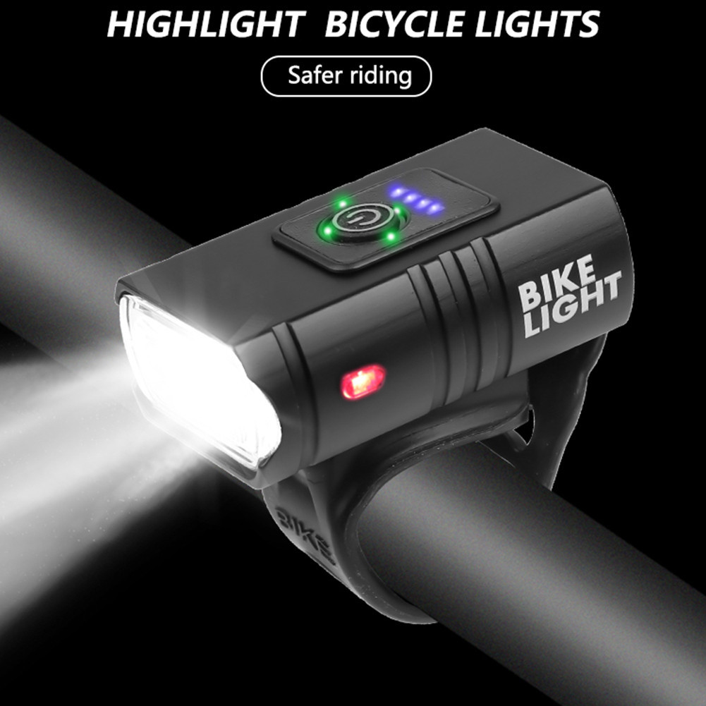 Jual Lampu Sepeda LED 10W 800LM 6 Mode Lampu Depan MTB Isi Ulang USB ...
