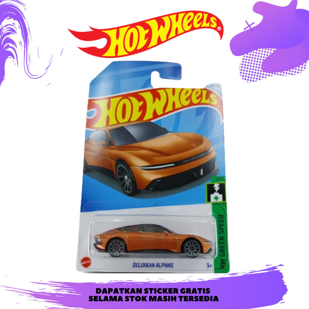 Jual Hot Wheels Delorean Alpha 5 Coklat Polos HW Green Speed | Shopee ...