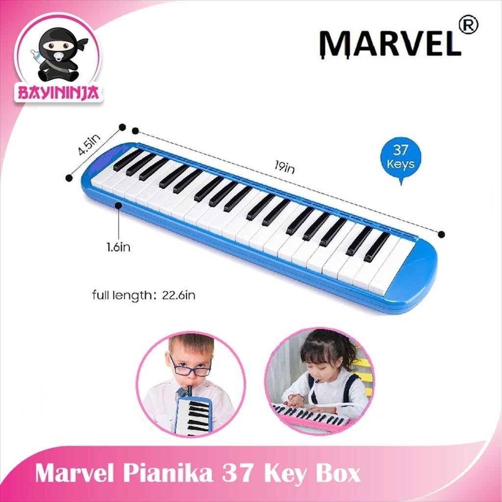 Jual Pianika Marvel 37 Key Original Box Kain | Shopee Indonesia