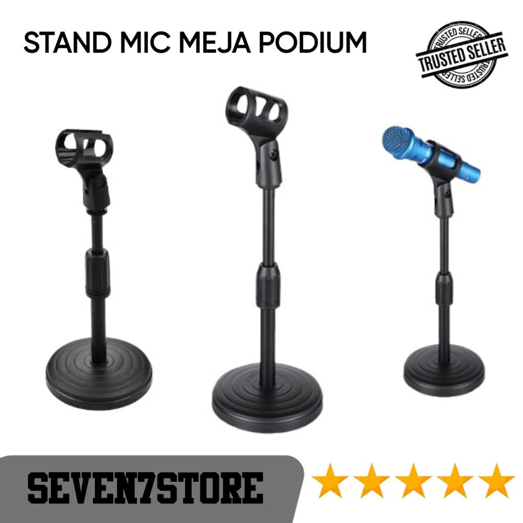 Jual STAND MIC MEJA PODIUM-STAND MICROPHONE | Shopee Indonesia