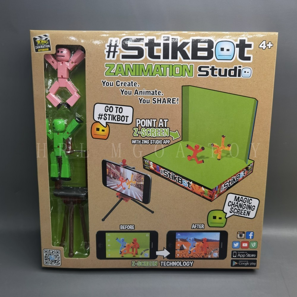 Jual Stikbot Sucker Robot Stickman Animal Photography Puppet Multi ...