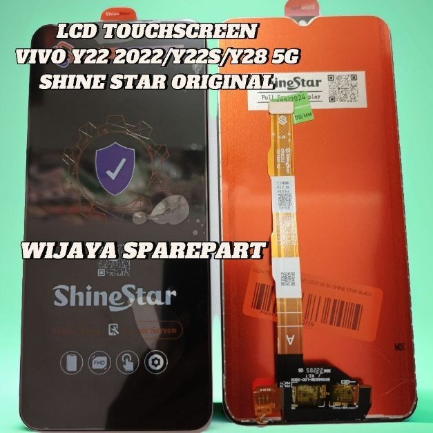 Jual LCD+TS VIVO Y22 2022/Y22S/Y17S/Y28 5G SHINE STAR ORIGINAL BLACK ...