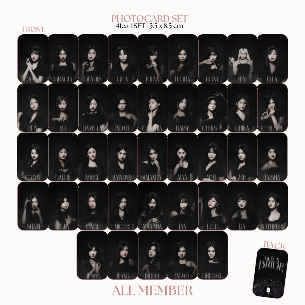 Jual UNOFFICIAL PHOTOCARD JKT48 THEATER JOGJA SBY 2024 2SISI (HARGA 50 PCS + LAMINASI 2 SISI ...