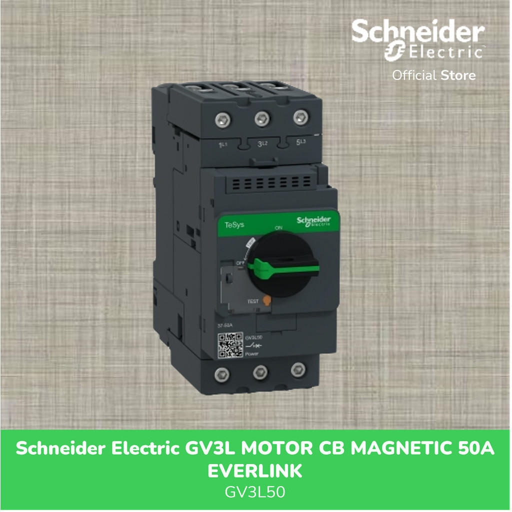 Jual Schneider Electric GV3L MOTOR CB MAGNETIC 50A EVERLINK-GV3L50 ...