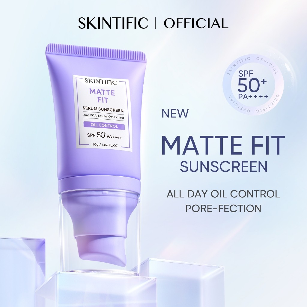 Jual [New Launch] SKINTIFIC - Matte Fit Serum Sunscreen 30g SPF50+ PA ...