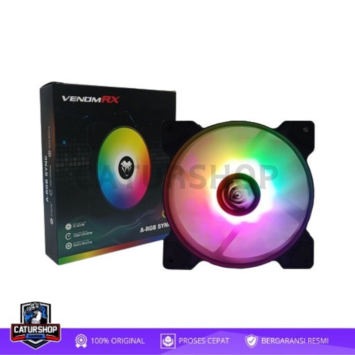Jual Fan Casing ARGB Sync VenomRX 12 CM / Fan Case 12CM A-RGB | Shopee ...