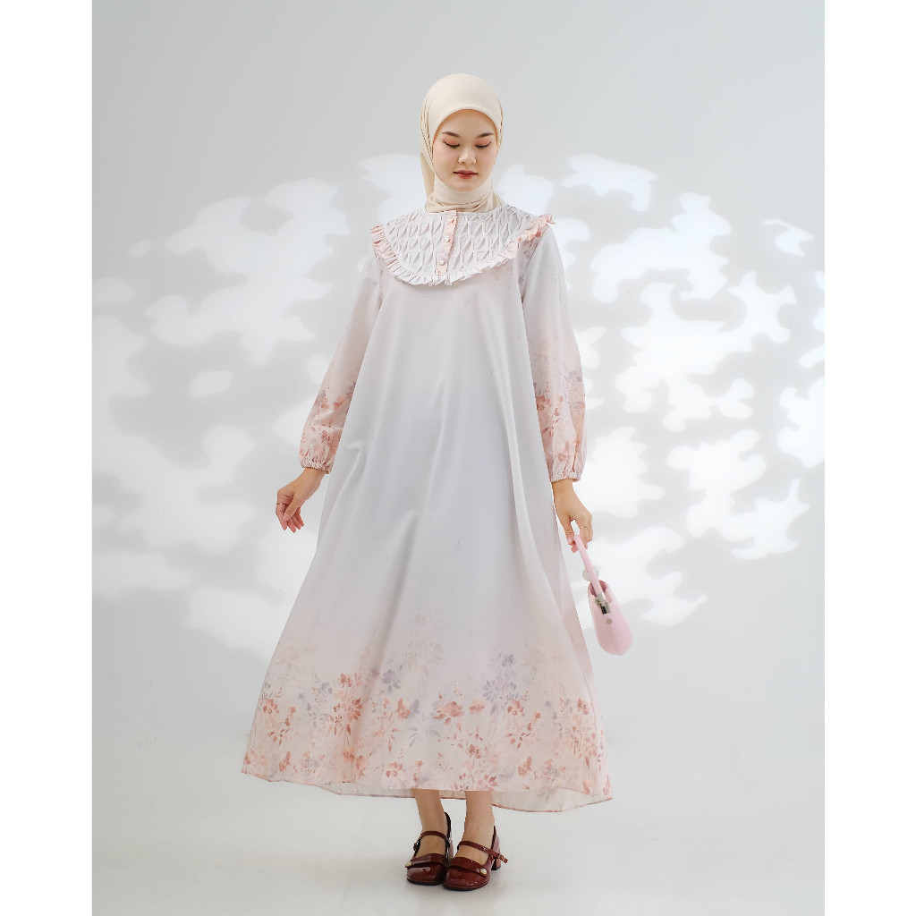Jual Mayoutfit Artgul Mididress | Dress Gamis Kondangan Kerah Frill ...