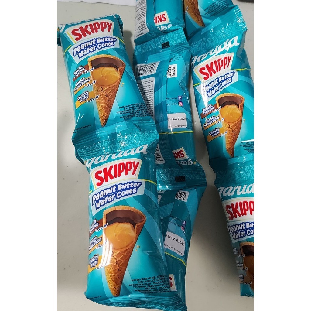Jual Skippy Peanut Butter Wafer Cones 15 gr PCS | Shopee Indonesia