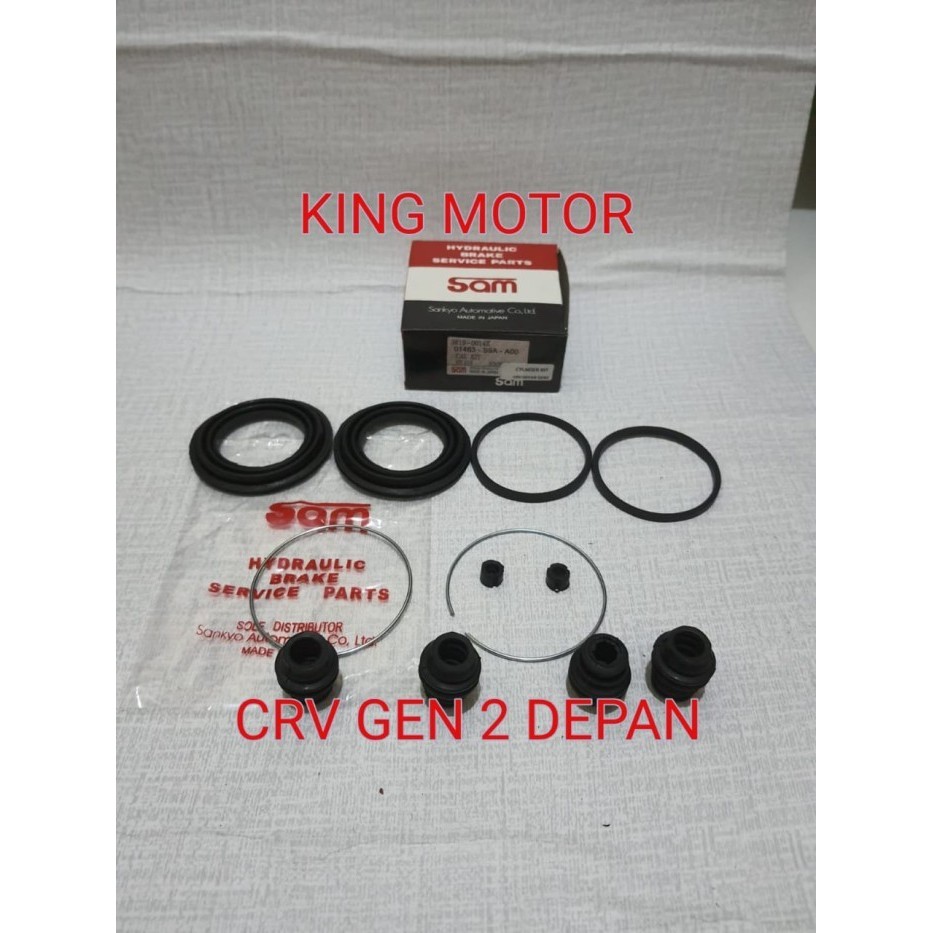 Jual SEAL CALIPER KALIPER KIT REM DEPAN HONDA CRV GEN 2 2002 -2006 SAM | Shopee Indonesia
