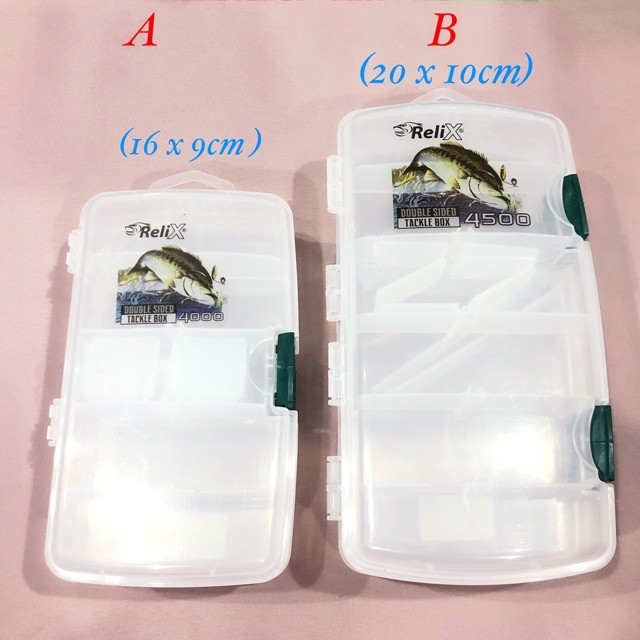 Jual Kotak Pancing Relix / Box Lure relix (2 sisi ) | Shopee Indonesia