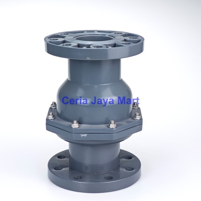 Jual Swing Check Valve Flange PVC 4 " Inch / Flange Flap Swing Check ...