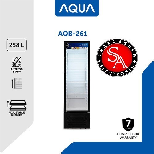 Jual Kulkas Showcase 4 Rak 258 Liter AQUA Type : AQB-261 - JUMBO ...