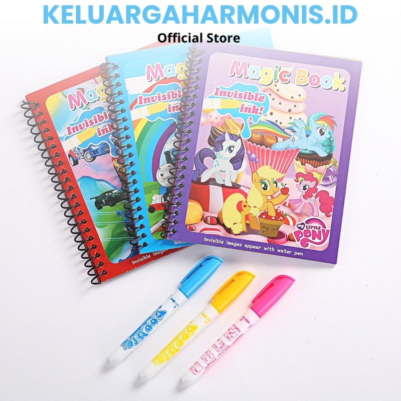 Jual Buku Gambar Magic Book Water Tanpa Cat Buku Warna Ajaib Anak-Anak ...