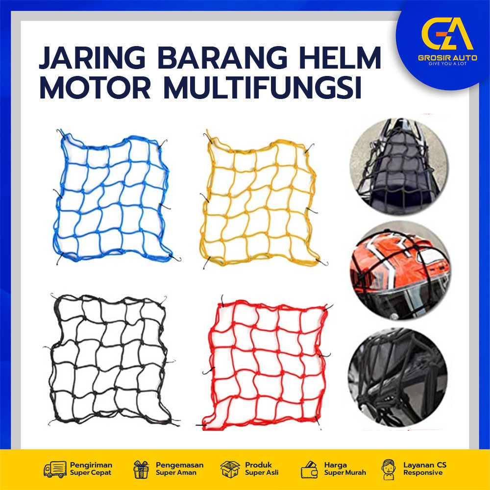 Jual Jaring Helm Motor/Tali Jaring Barang Serbaguna Murah Berkualitas ...