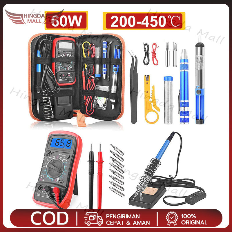 Jual PAKET SOLDER LENGKAP 60 WATT DAN AKSESSORIS CEPAT PANAS SUHU BISA DIATUR Solder Listrik 1 ...