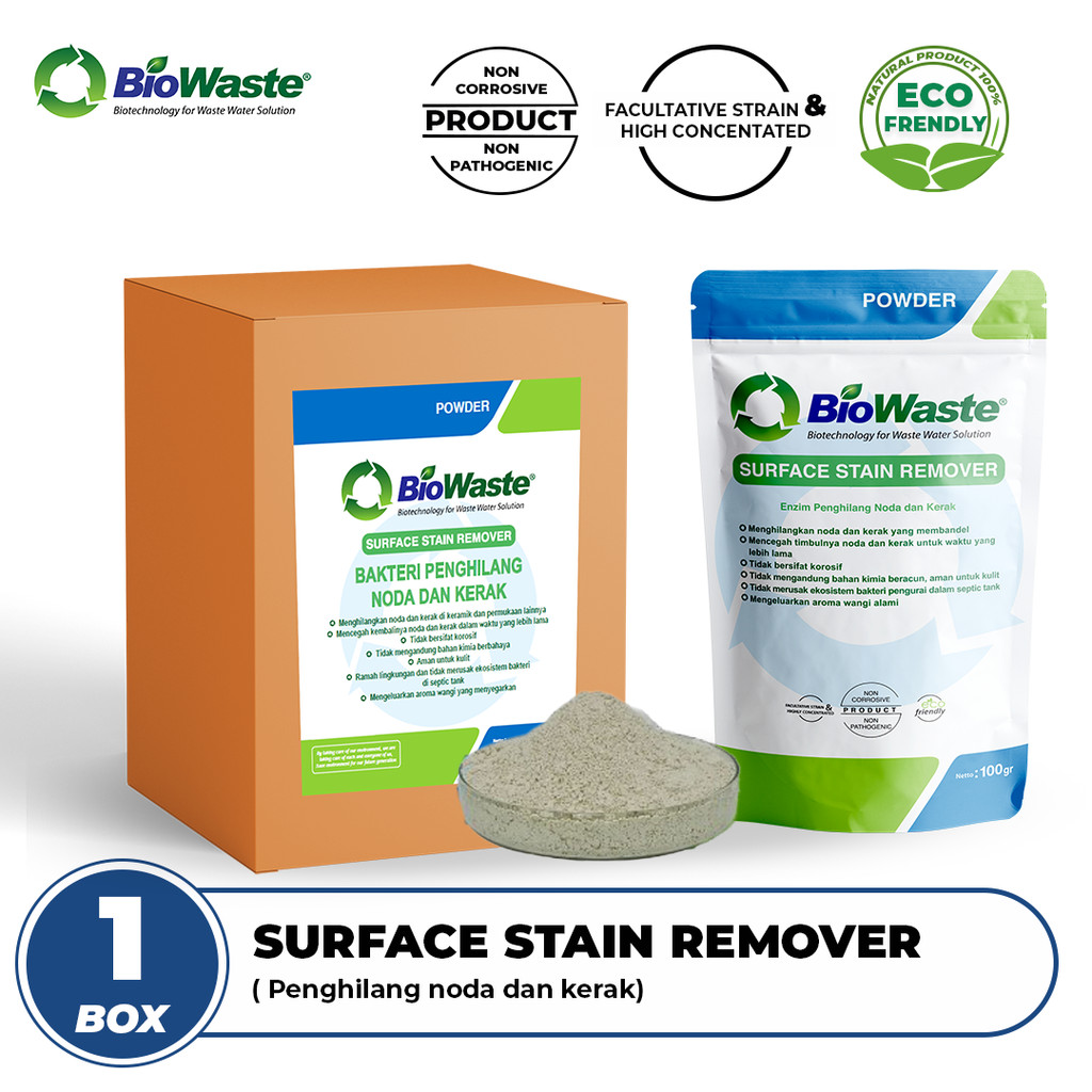 Jual Biowaste Enzim Penghilang Noda dan Kerak Surface Stain Remover 10 ...