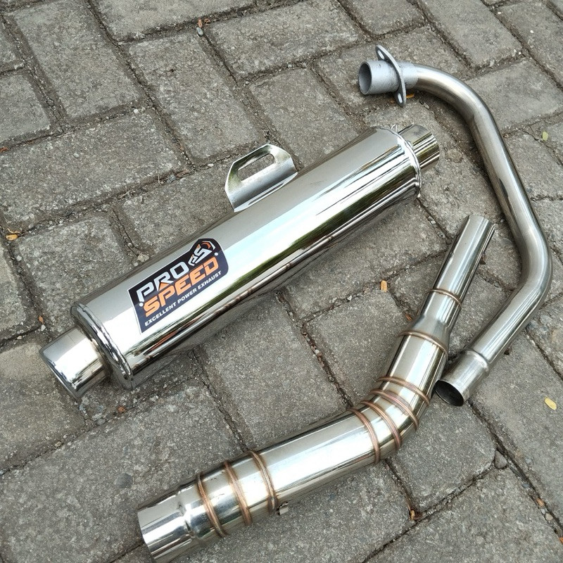 Jual prospeed Power pipe Standard CKD 51mm and elbow for TMX125/155 ...