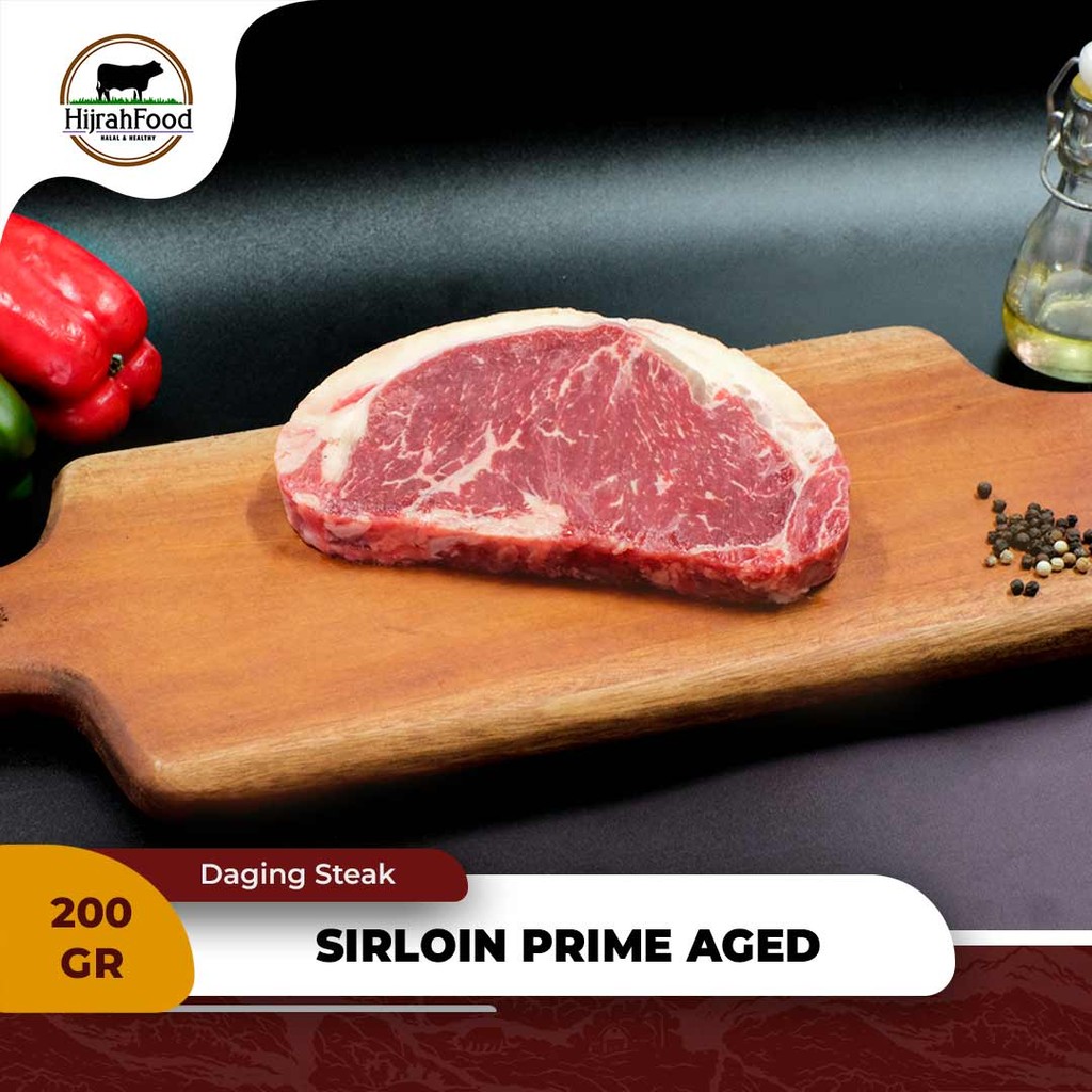 Jual Sirloin AUS Beef Steak Prime Aged Daging Steik Prime Cut | Shopee Indonesia