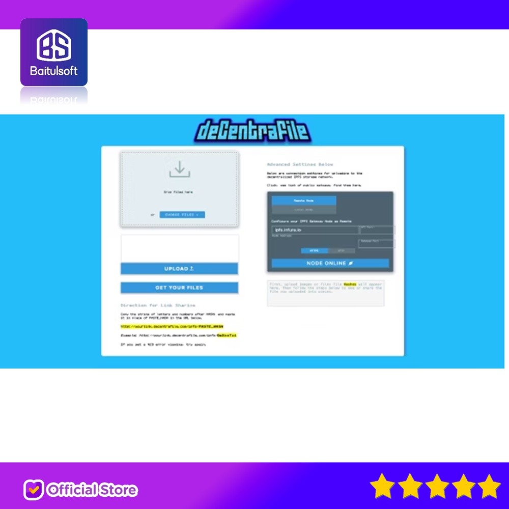 Jual SOURCE CODE APLIKASI [FILECOIN] IPFS FILE UPLOAD SCRIPT | Shopee Indonesia
