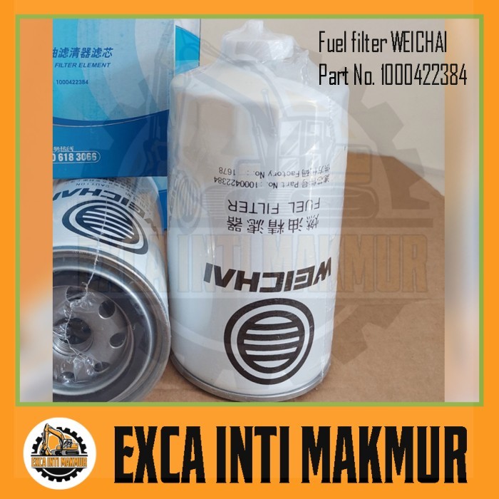 Jual Fuel Filter Weichai 1000422384 Filter 612600080934 Sparepart ...
