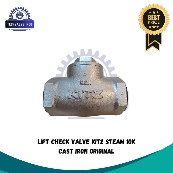 Jual LIFT CHECK VALVE KITZ 2" INCH STEAM 1OK CAST IRON ORIGINAL ...