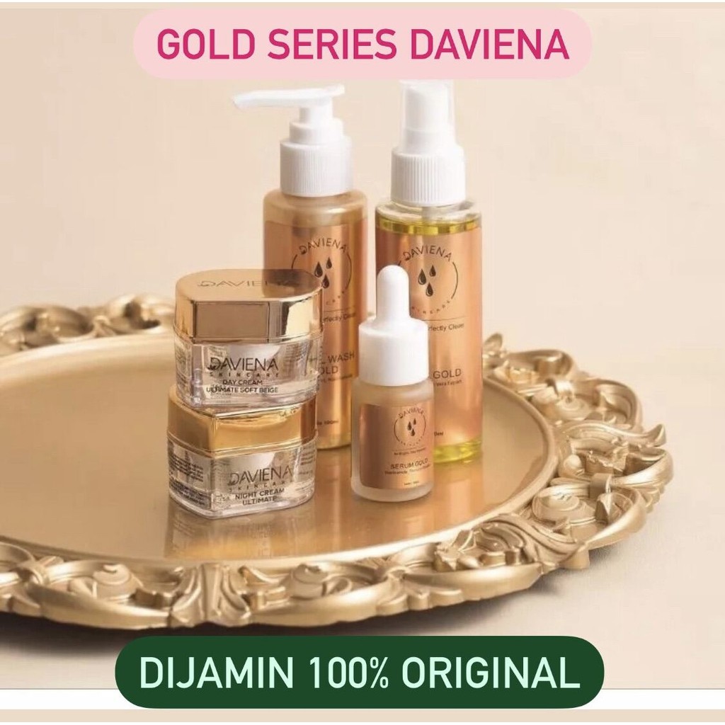 Jual PAKET GOLD SERIES DAVINA SKINCARE / PAKET DARKS SPOT DAVIENA ...