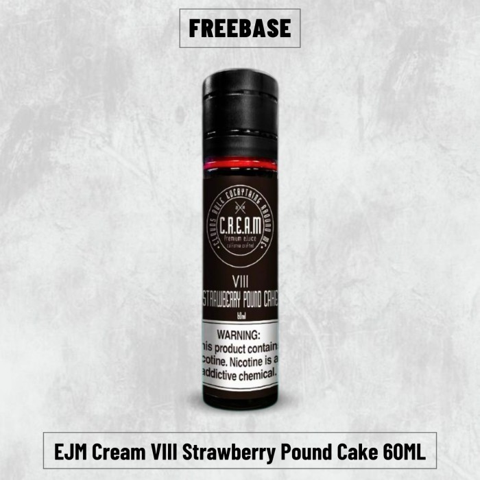 Jual EJM Cream VIII Strawberry Pound Cake 60mL by EJM - Liquid EJM ...
