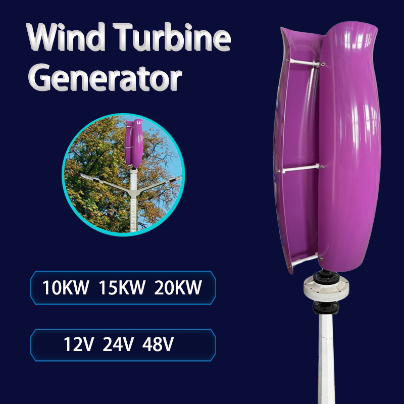 Jual 5000W 10000W 20000W 12V 24V 48V 3Blades Horizontal Wind Turbine ...