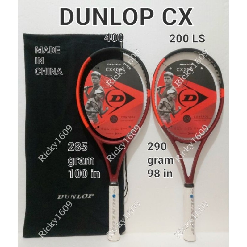 Jual RAKET TENIS DUNLOP CX 200LS (98 in / 290 g) - DUNLOP CX 400 (100 ...