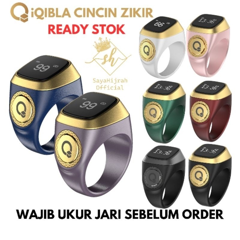 Jual Zikr Ring Iqibla / Smart Ring Tasbih / Cincin Tasbih Ala Sultan Dubai | Shopee Indonesia