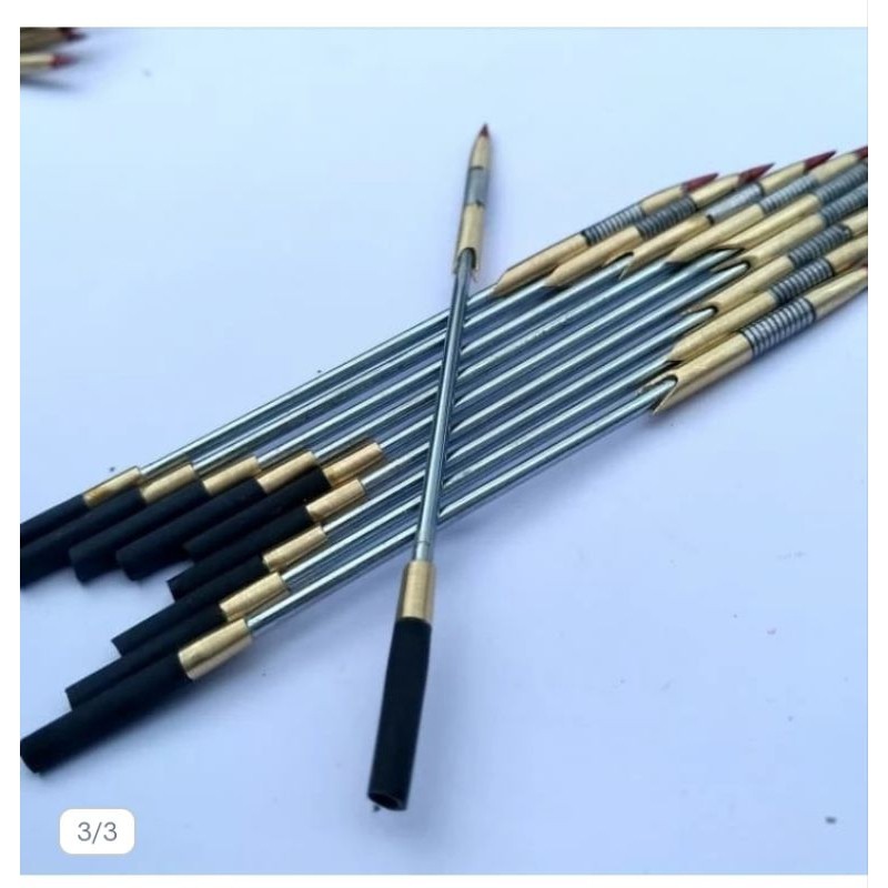 Jual Alat pancing ikan as bulat kuningan variasi diameter 4 mm panjang ...