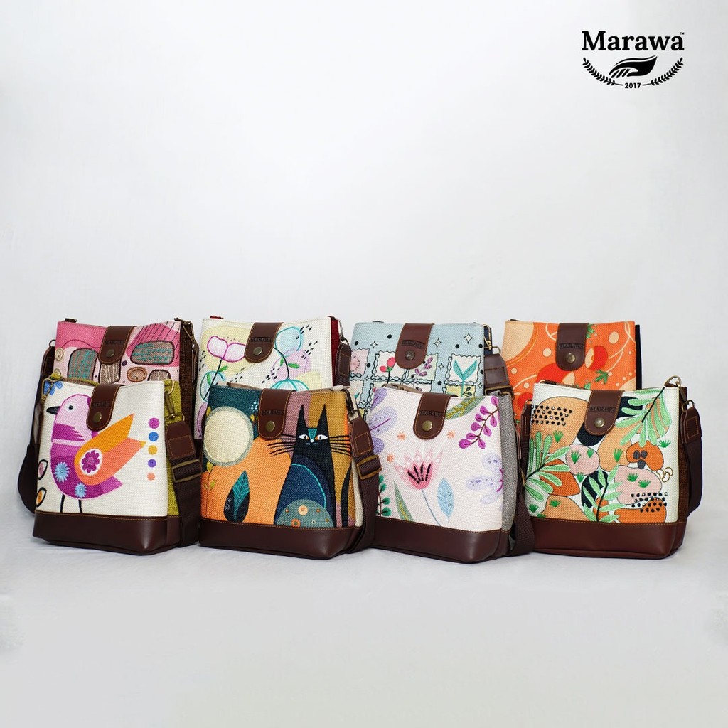Jual MARAWA Nara Series Tas Selempang Wanita Etnik Handmade | Shopee ...
