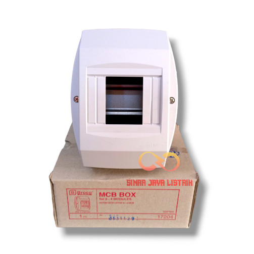Jual BROCO MCB Box kotak 2 - 4 Group 17204 OB Outbow Putih | Shopee ...