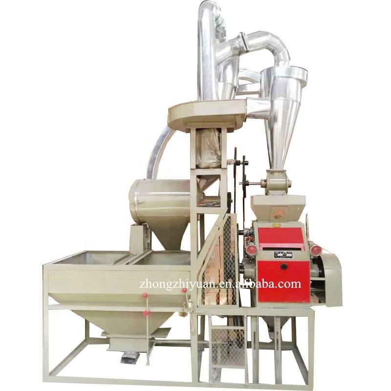 Jual 5 Ton Per Day Wheat Flour Mill Machine,grain Mills For Wheat Maize ...