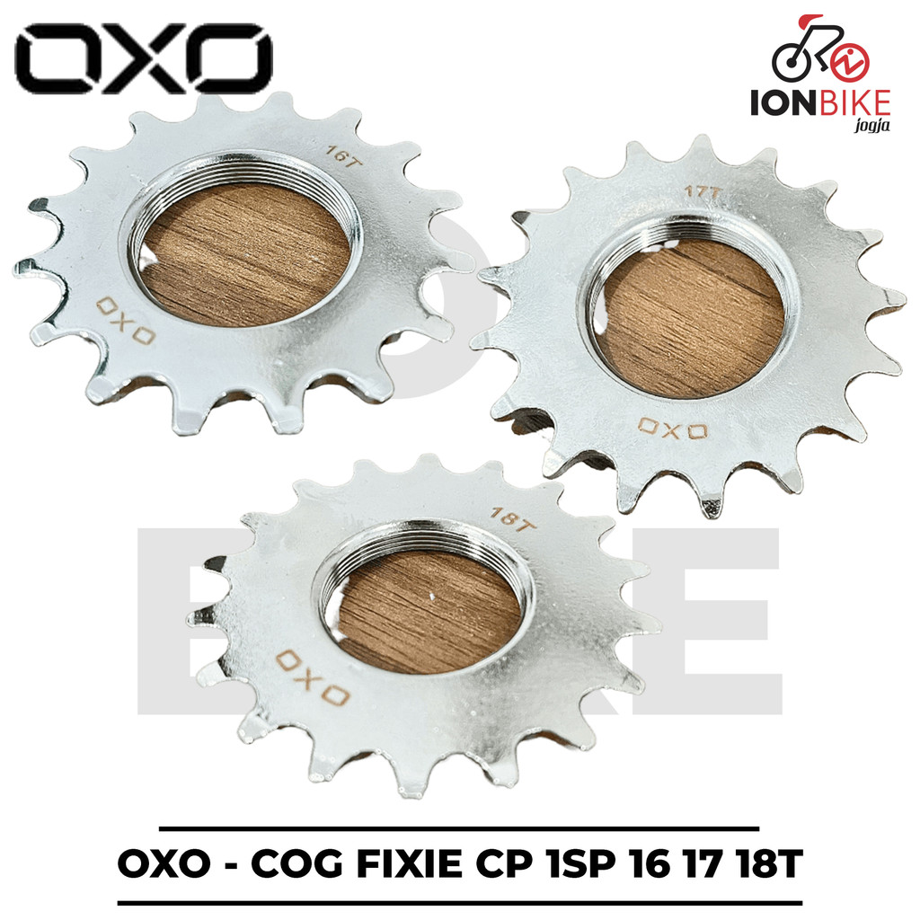 Jual COG Fixie OXO 16T 17T 18T Fixed Gear Gir 1 Speed Doltrap Belakang ...