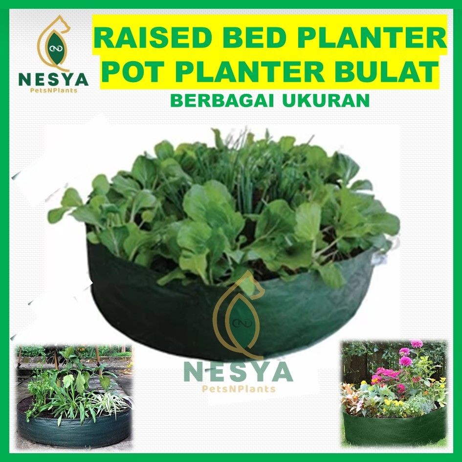 Jual Raised Bed Planter Sayuran Pot Bulat Untuk Sayur - Raised Bag ...