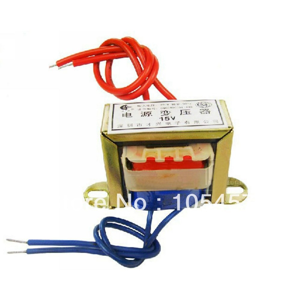 Jual 10W EI Ferrite Core Input 220V 50Hz Vertical Mount Electric Power ...