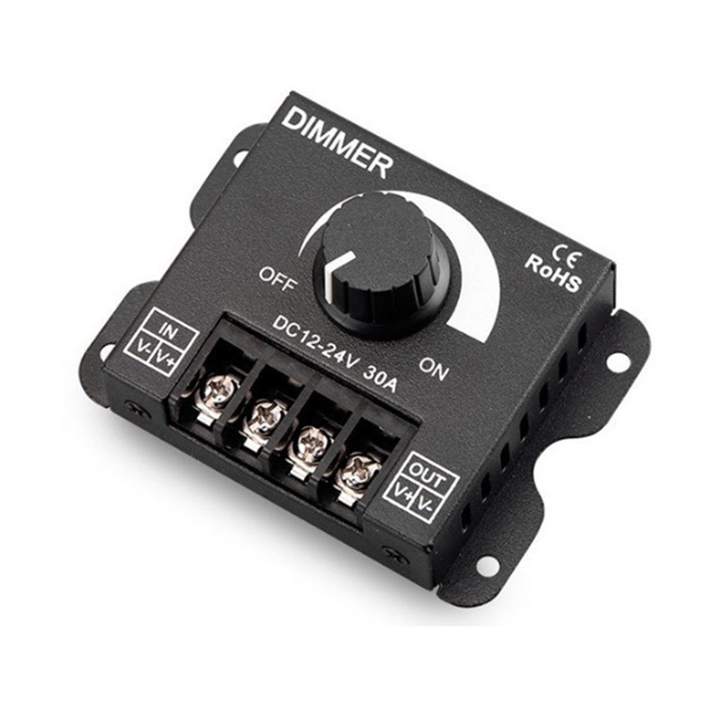 Jual DIMMER DC 12V 24V 30A PENGATUR KECERAHAN LED STRIP BRIGHTNESS ...