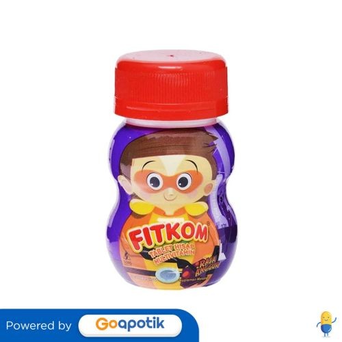 Jual Fitkom Multivitamin Rasa Anggur Box 30 Tablet Hisap | Shopee Indonesia