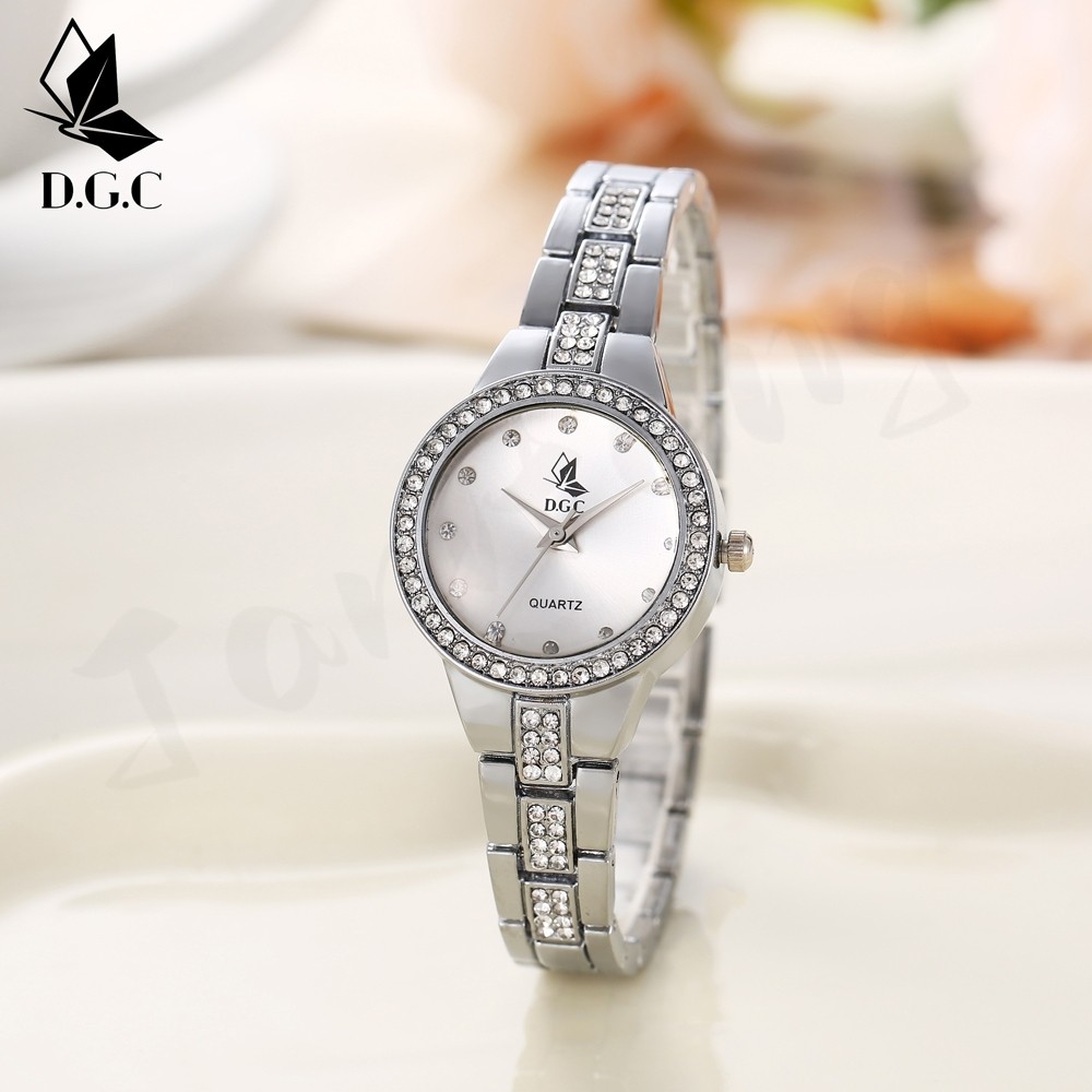 Jual JG148 Jam Tangan Wanita Rantai Stainless Steel Terbaru /Jam Tangan ...