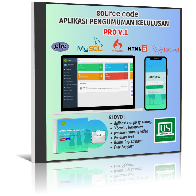 Jual Source Code Aplikasi Kelulusan Sekolah Pro v1 berbasis Web | Shopee Indonesia