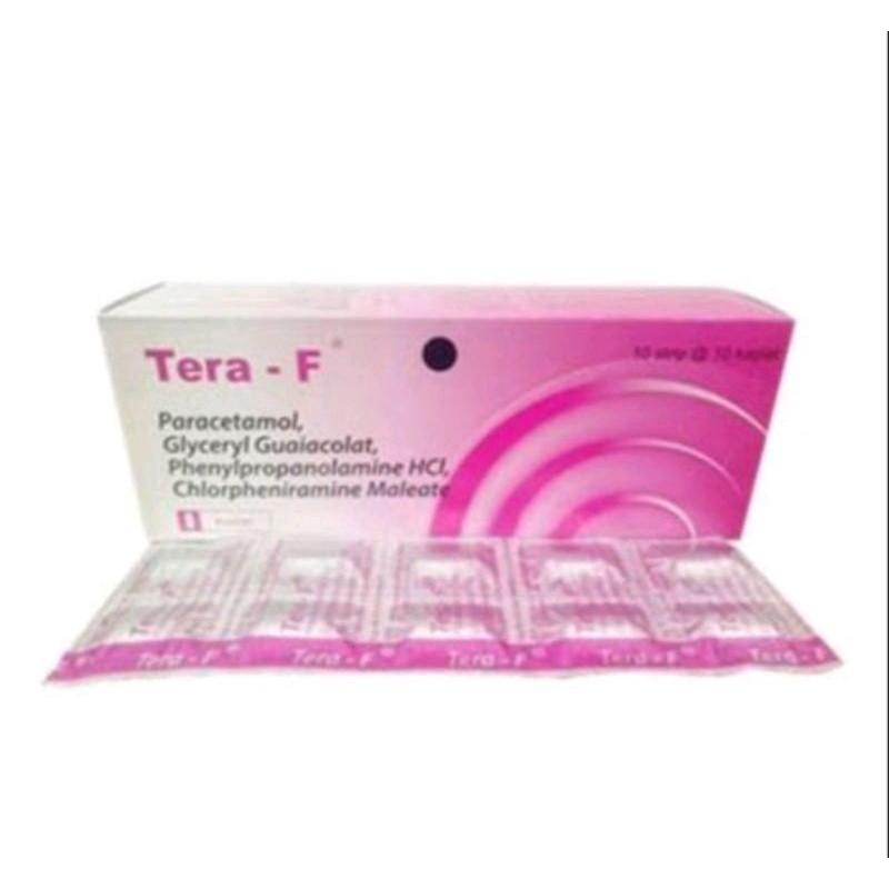 Jual Tera-f isi 10 kaplet obat batuk pilek. | Shopee Indonesia