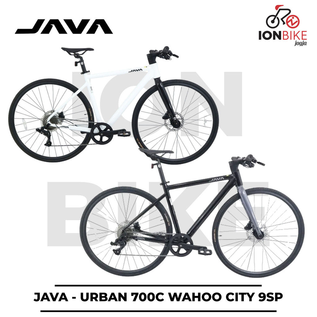 Jual Sepeda Urban 700c JAVA Wahoo City Terbaru Frame Alloy Ringan 9 ...
