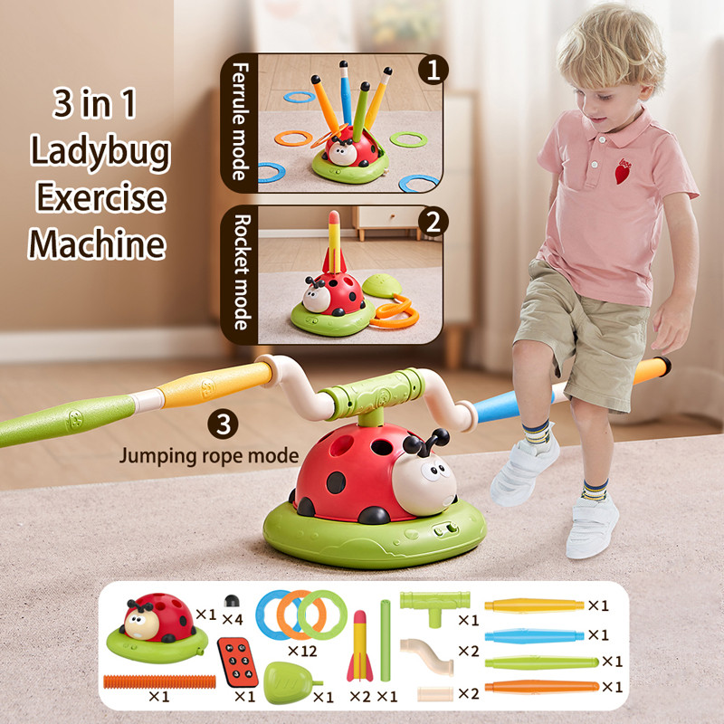 Jual Ladybug Sport Entertainment Game Toy Multifunction Rope Skipping ...